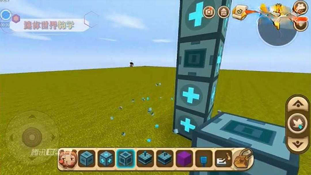 迷你世界生存日记-教你制作无限上升的电梯,都可以进入太空了