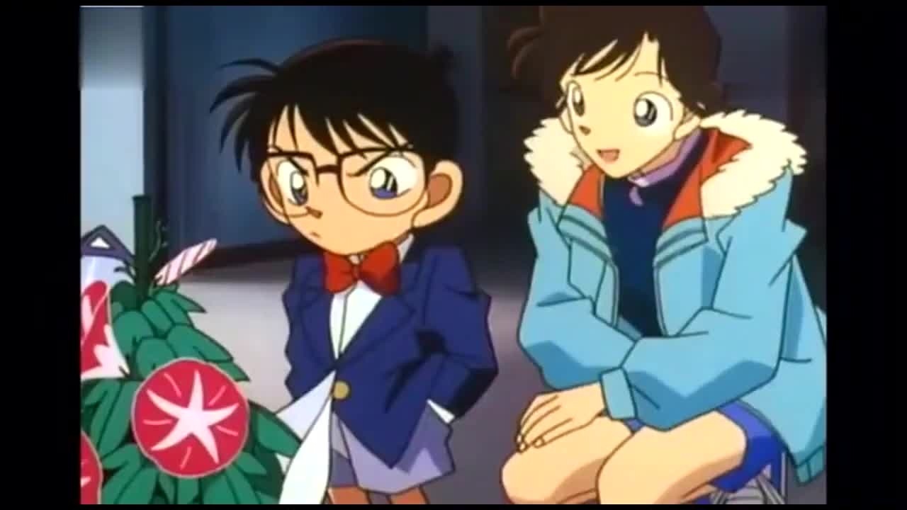 名侦探柯南 小兰推理出柯南就是新一激动之下柯南居然承认了