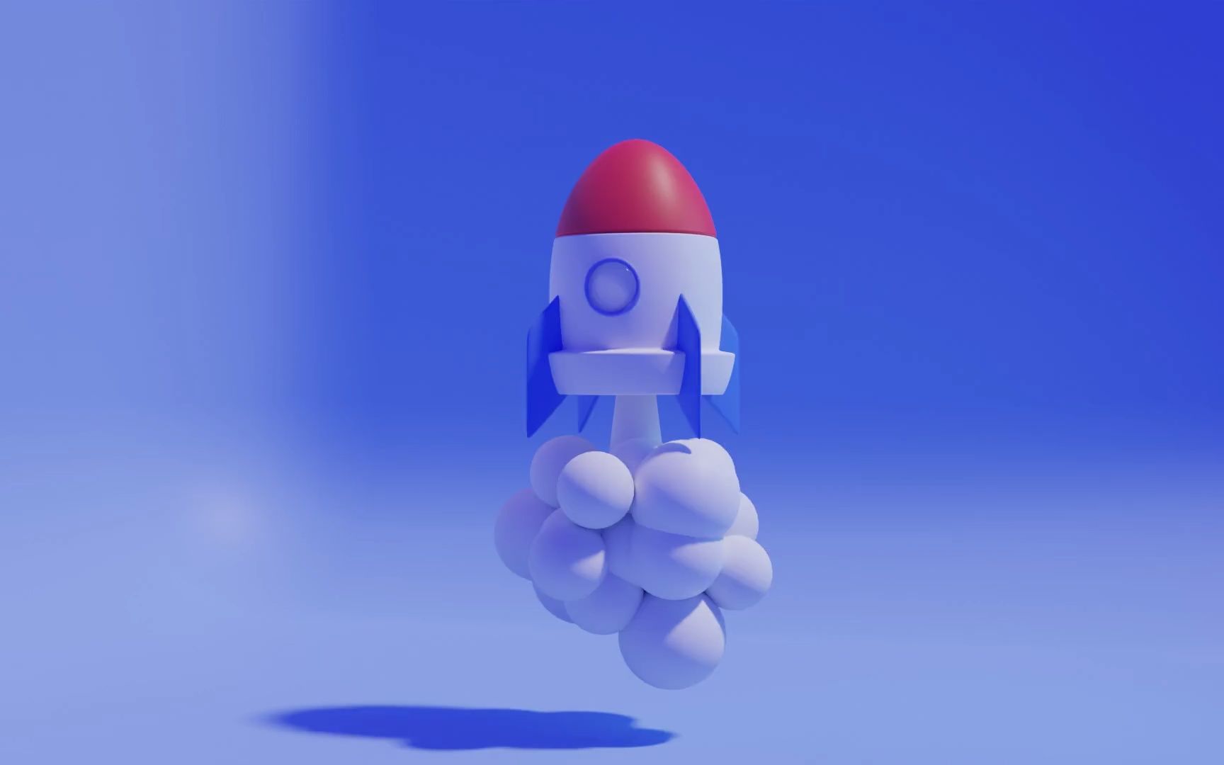 blender建模练习旋转小火箭