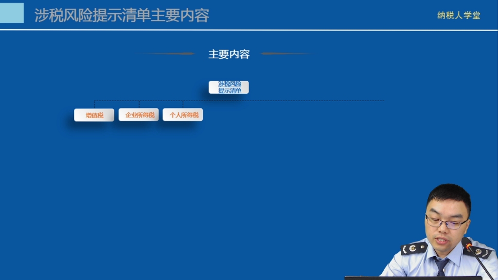 纳税人涉税风险提示相关解读