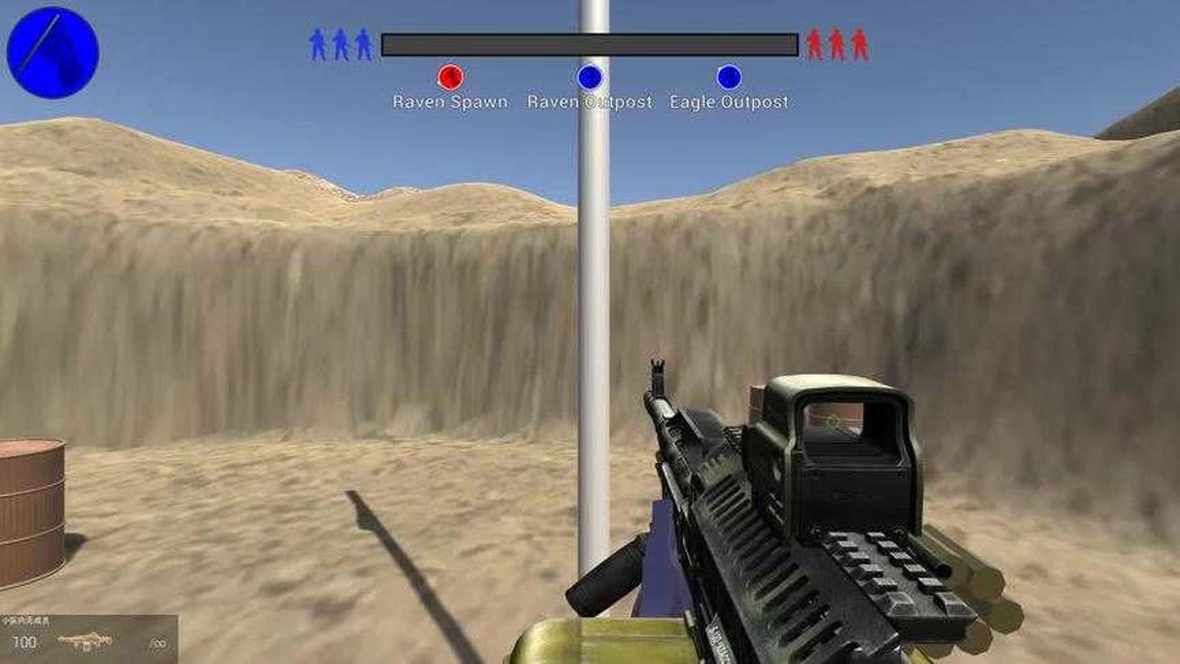 战地模拟器:有了这把大机枪,战壕什么的简直太强了