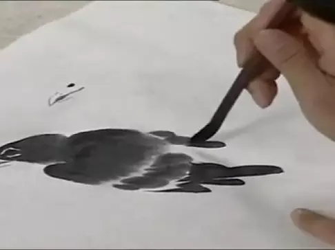 水墨画树教案