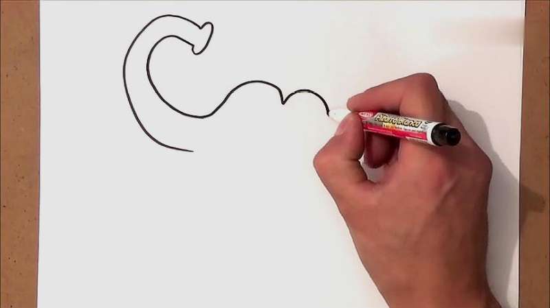 亲子趣味简笔画 画一只可爱的大象 创意美术绘画