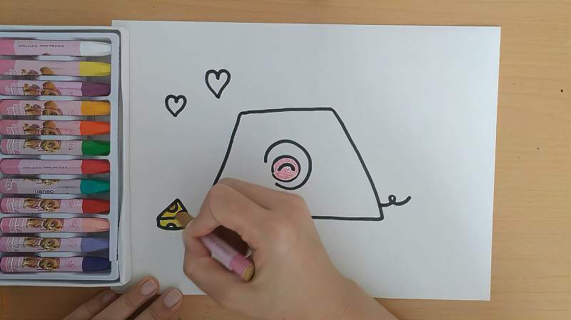 简笔画 孩子们学画画儿童简笔画 绘画可爱老鼠 又简单又好看的画