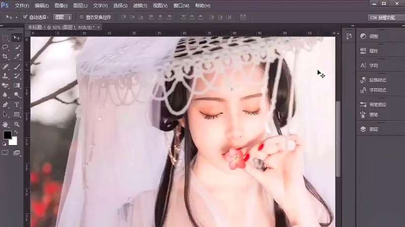 如何用PS制作工笔画