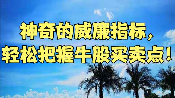 股市中的黄金指标WR,进在起涨点,穿越牛熊带!