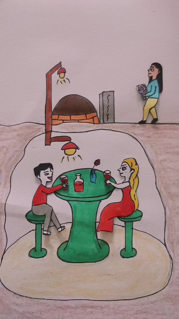 卡通画...