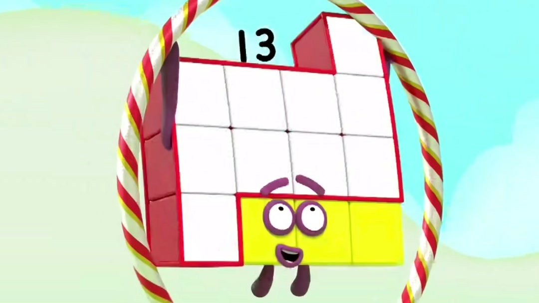 数字积木 搞笑动画:想不到看上去这么笨重的13哥 身手这么敏捷