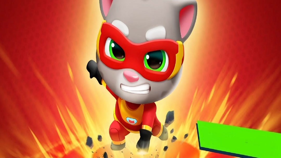 汤姆猫动画片:会说话的汤姆猫!汤姆猫化身猫小子超人!