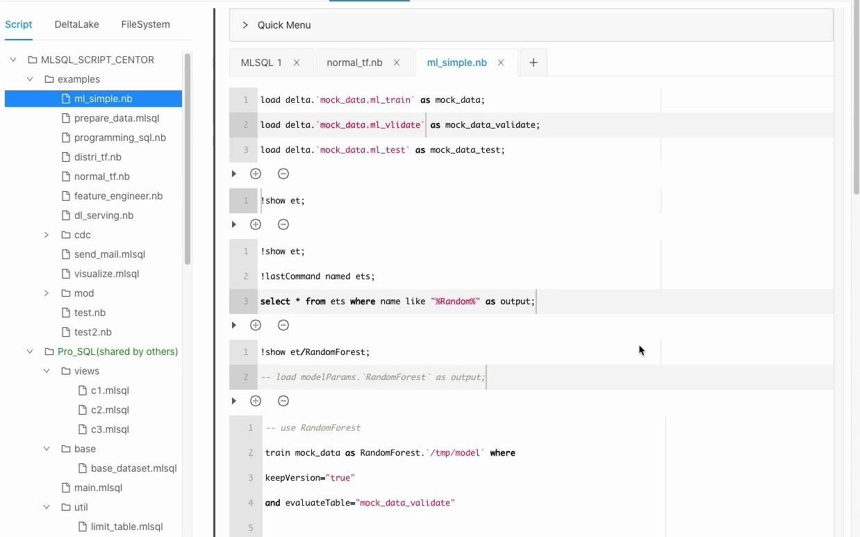 MLSQL 机器学习最简教程(无需Python!)
