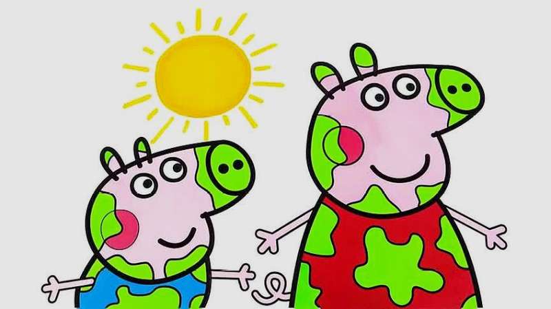 趣味简笔画:画小猪