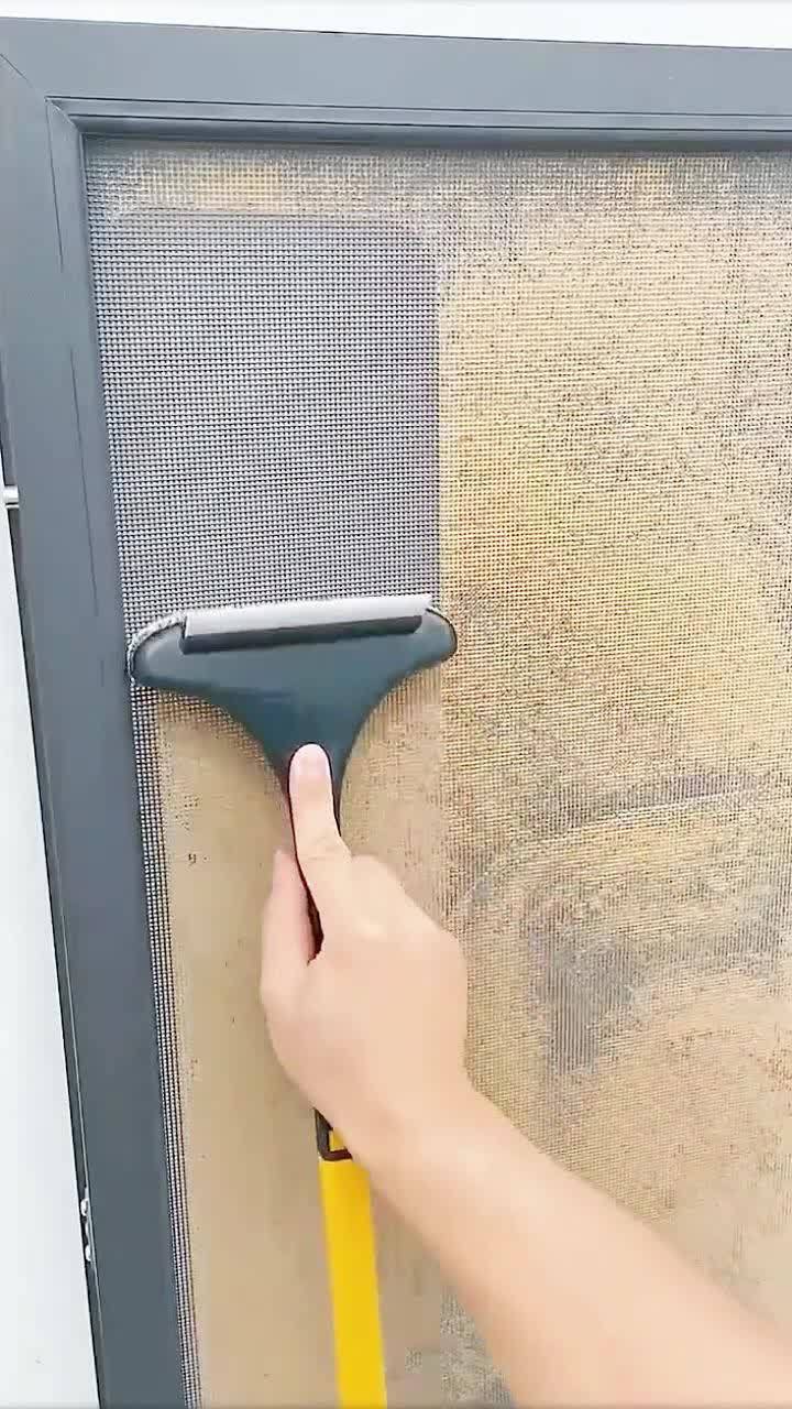 家里有房子的一定要安排这个清洁刷,一面擦一面刮,擦纱窗擦玻璃,浴室...