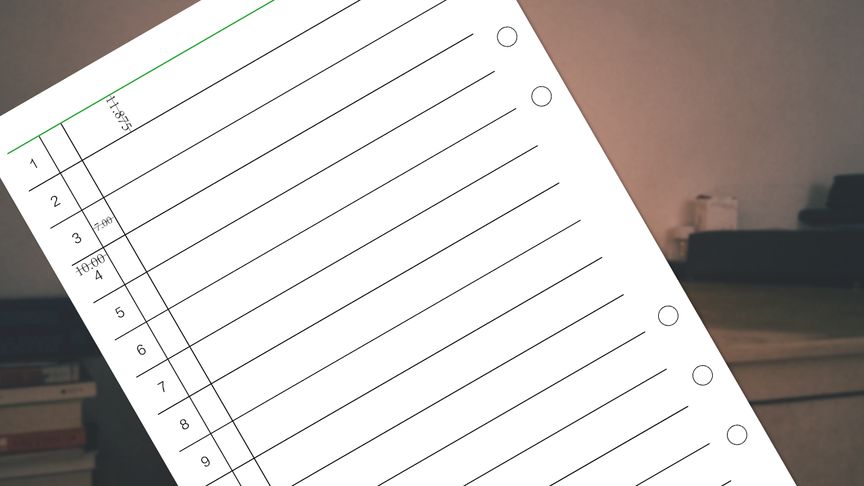 【手帐内页】一份简单的周计划内页绘制教学