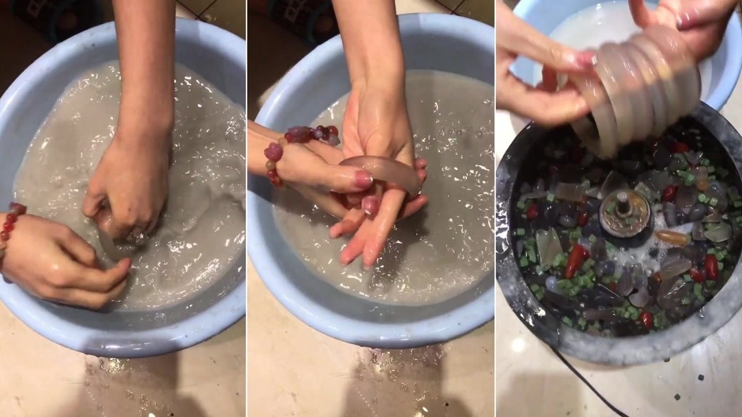 最美冰种玉髓! 冰种玉髓手镯,质地通透,爆闪荧光!长期佩戴有美容养颜,...