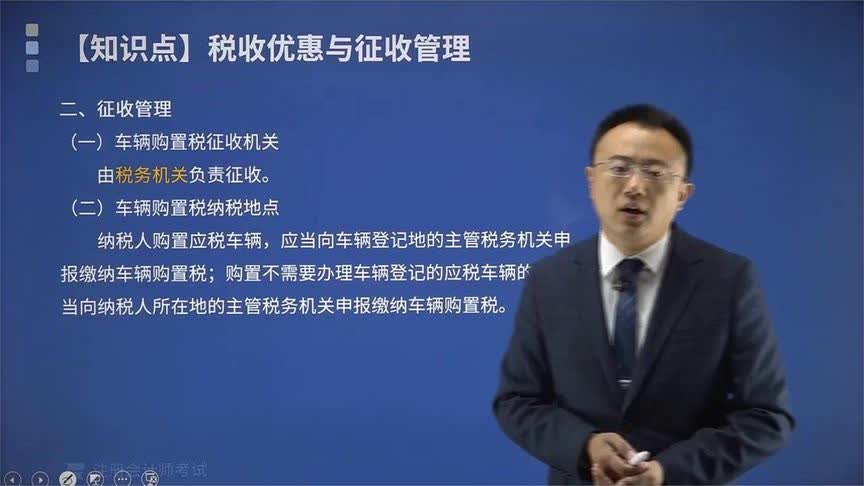 帮考网注会考试孙孝群老师详解车辆购置税的征收有哪些相关规定?