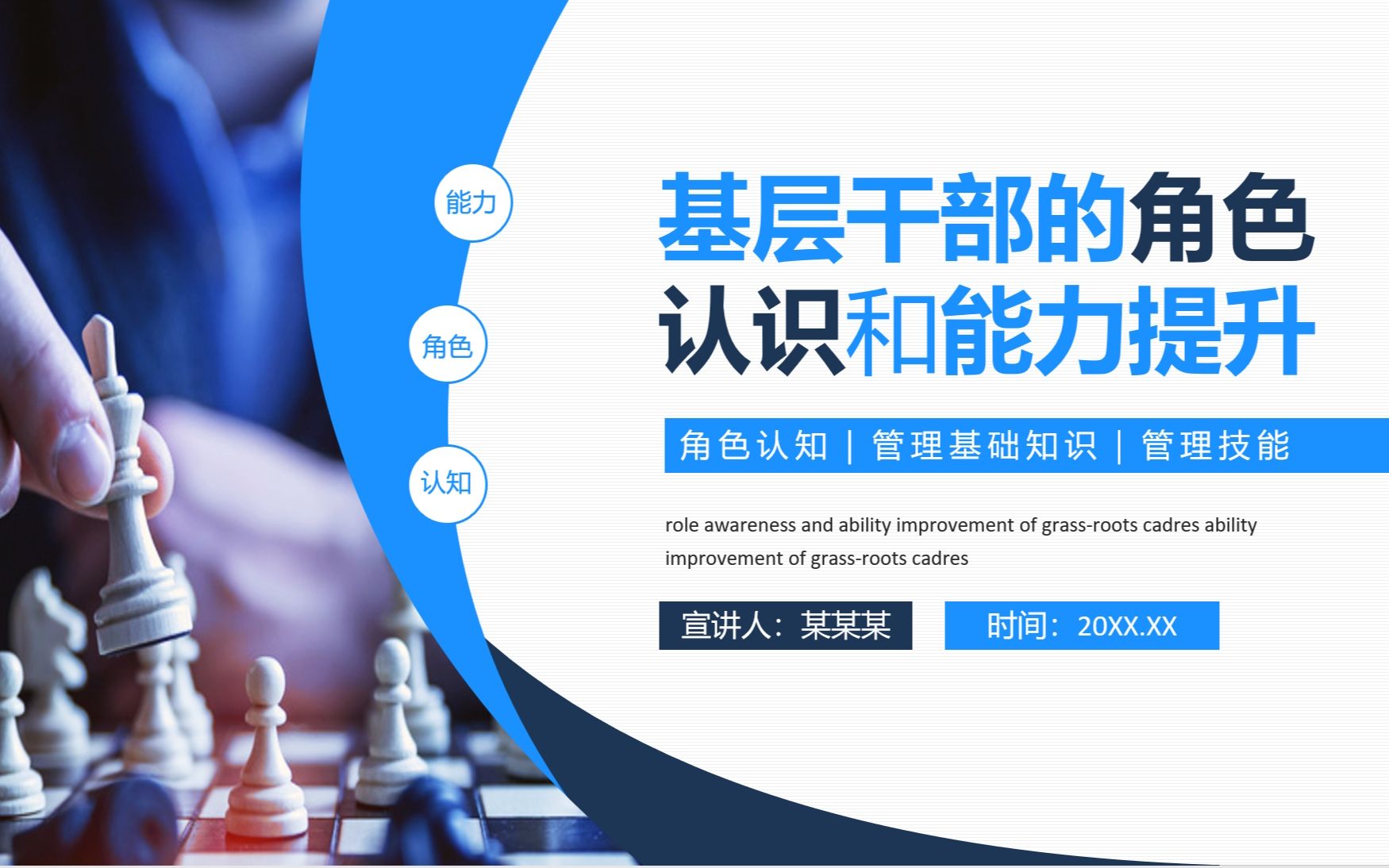 ...干部的角色认识和能力提升角色认知管理基础知识管理技能动态PPT,...