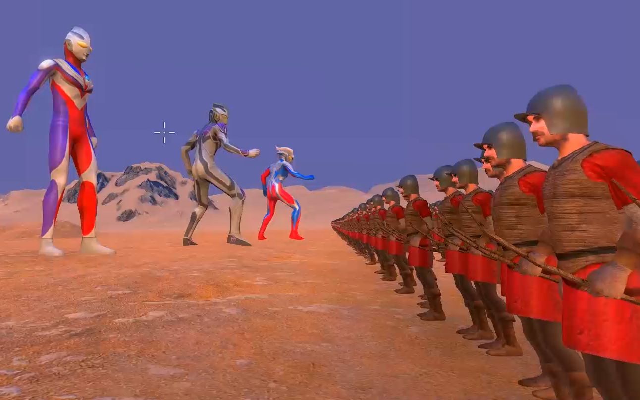 史诗战争模拟器:迪迦、雷杰多、赛罗奥特曼联手,对抗5000弓箭手