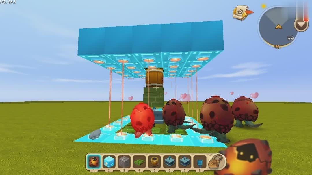 迷你世界:红外线激光陷阱教学,怪物进来无处可逃!