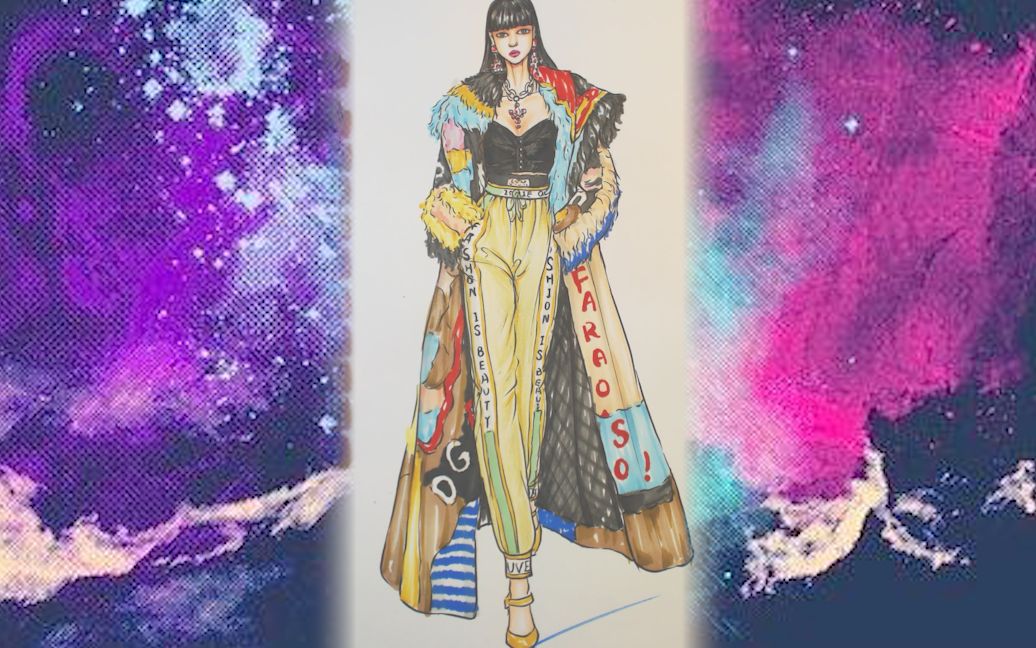 从白纸到精美服装蜕变的全过程,服装设计效果图展示