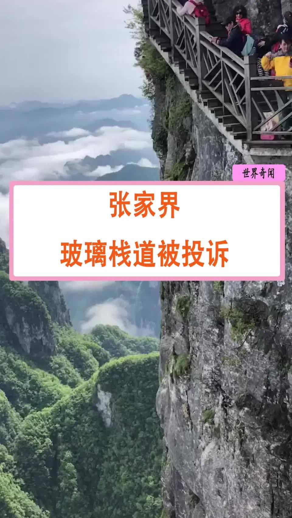 张家界玻璃栈道被投诉,景区怼道游客
