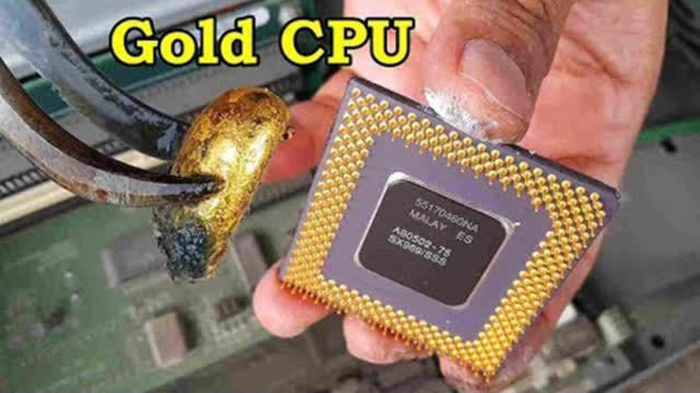 废弃电脑的芯片不要丢,牛人用它来提炼黄金,结果赚翻了!