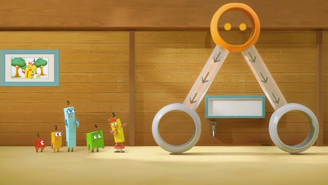 数字积木 早教动画:5兄弟在一起,这个大家伙是什么?