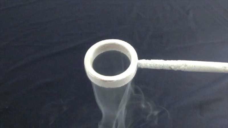 热胀冷缩怎么用实验证明?将圆环用.