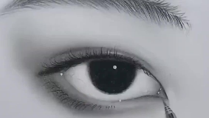 素描教学:眼睛真面画教程!