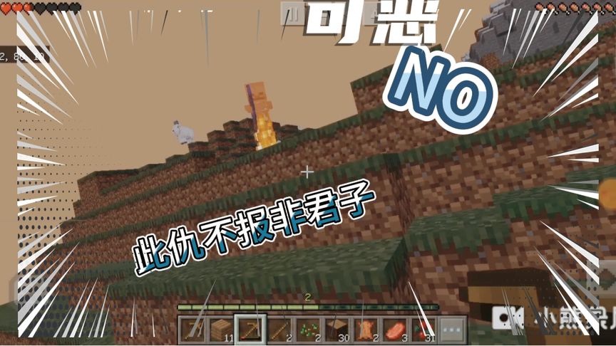 憨憨我的世界生存2:小白,你记着,此仇不报非君子!