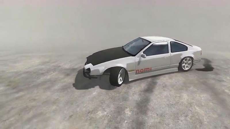 车祸模拟:测试三款跑车原地漂移到漫天飞尘的效果!画面太酸爽了