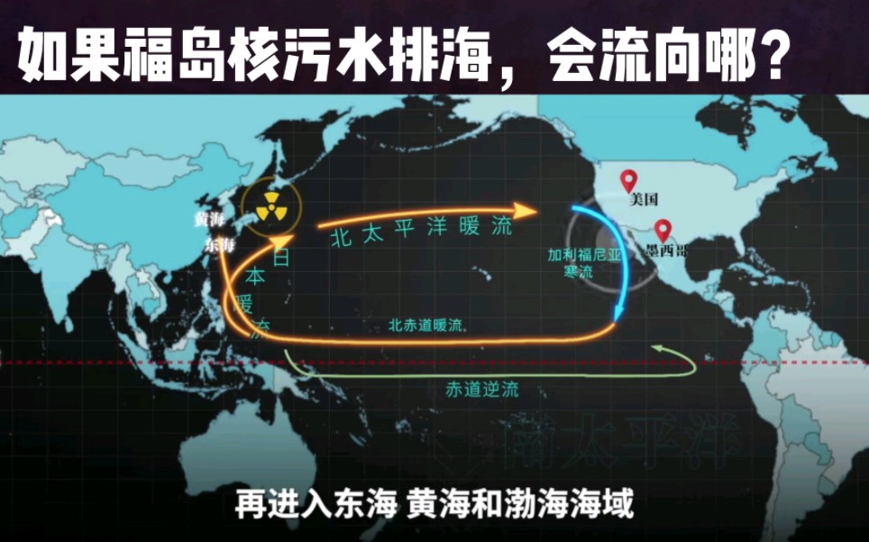 ...称日本核污水排海计划符合安全标准”福岛核污水排海流向模拟视频