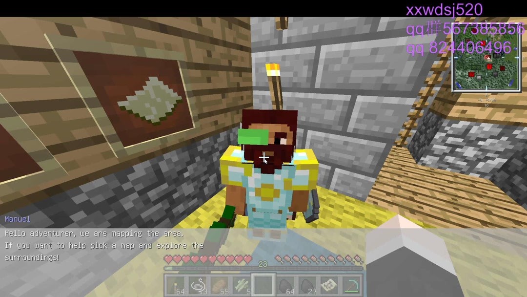 【晓晓大白】我的世界我是一只小蜘蛛基友生存魔法世界