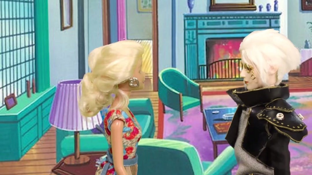 绒绒兔玩具-小张玩具:叶罗丽公主故事 叶罗丽庞尊变成学校保安