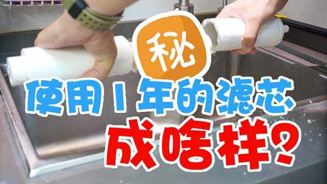 小米净水器使用了1年的前置PP棉滤芯会成什么样?是干净还是包浆