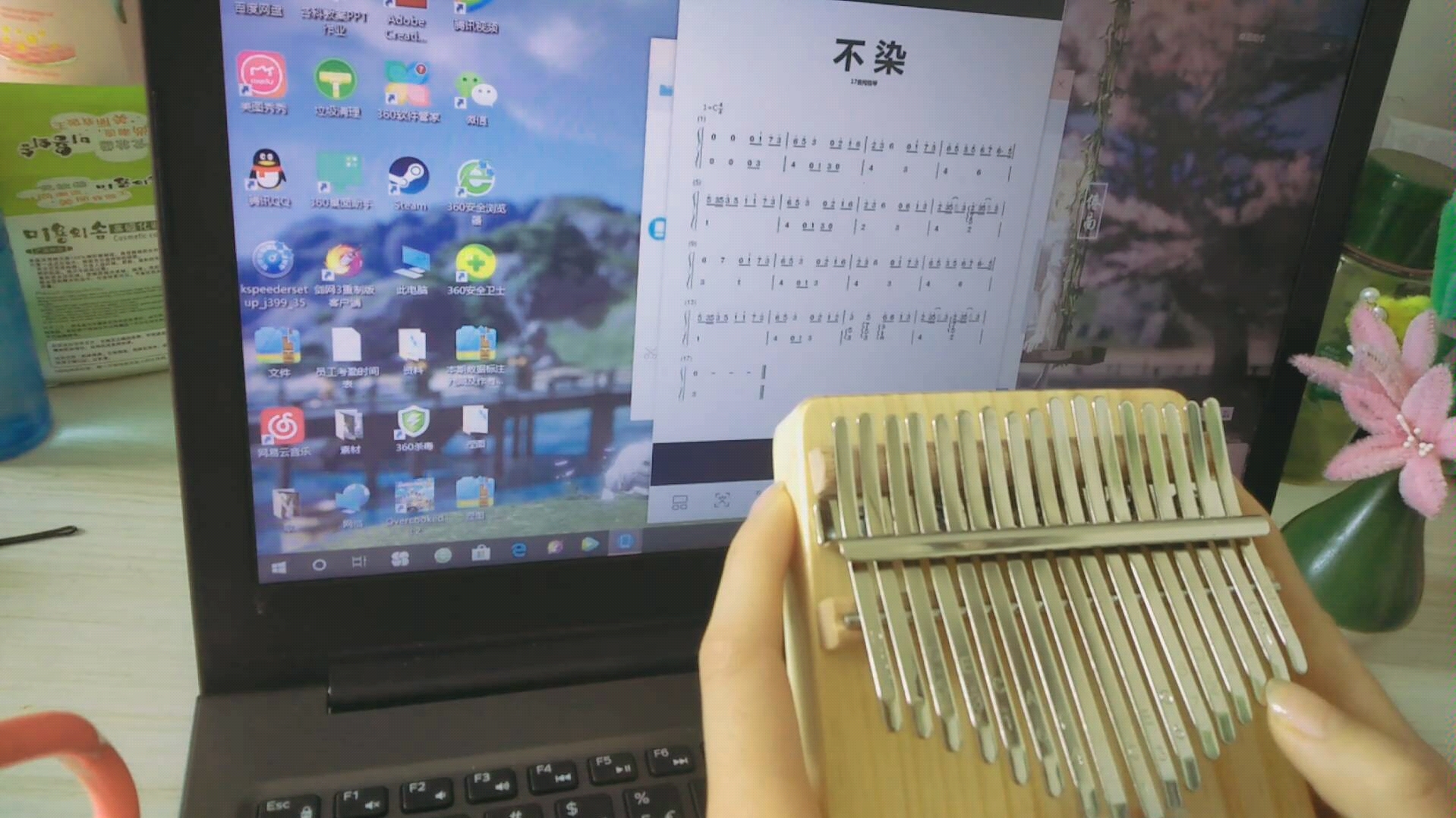 拇指琴 不染 卡林巴琴