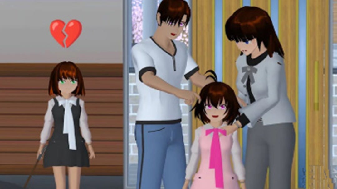 樱花校园模拟器:我眼中父母的爱!