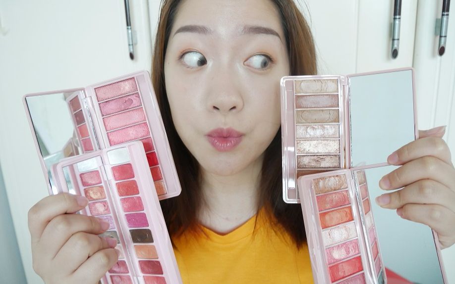 又吓了我一跳的holdlive新品眼影盘!试色+眼妆!内双妹子还不看过来?