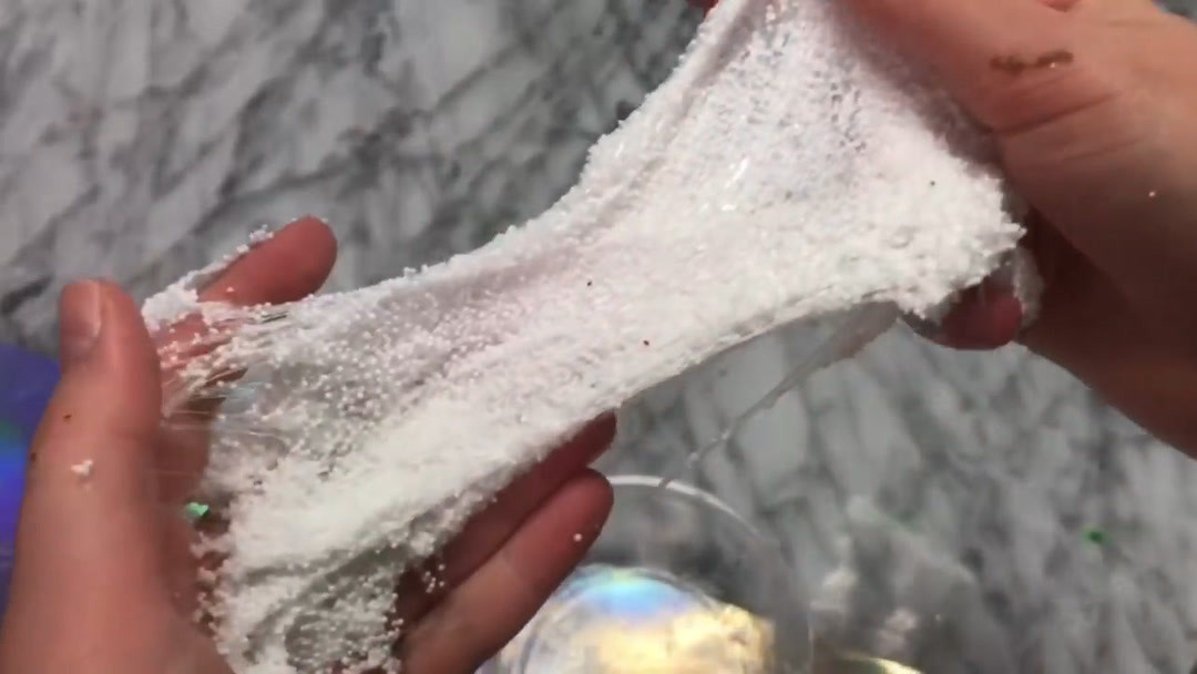 无硼砂无胶水,2种方法自制史莱姆,第2种方法更好玩