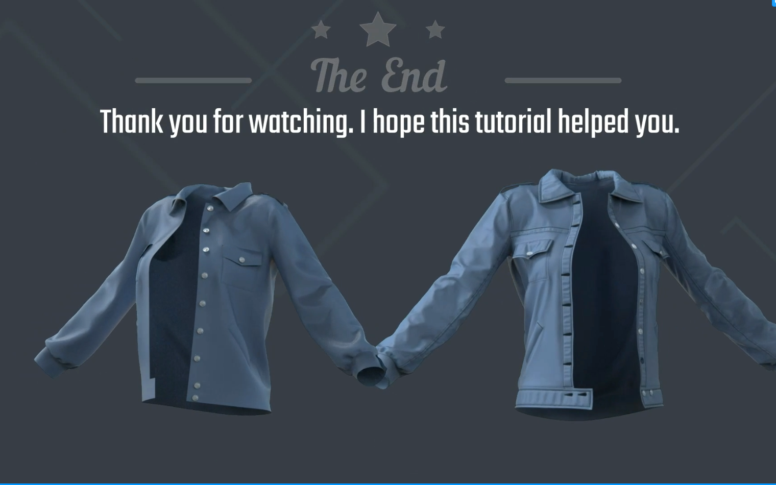 Marvelous Designer/Clo3d制作写实牛仔夹克教程