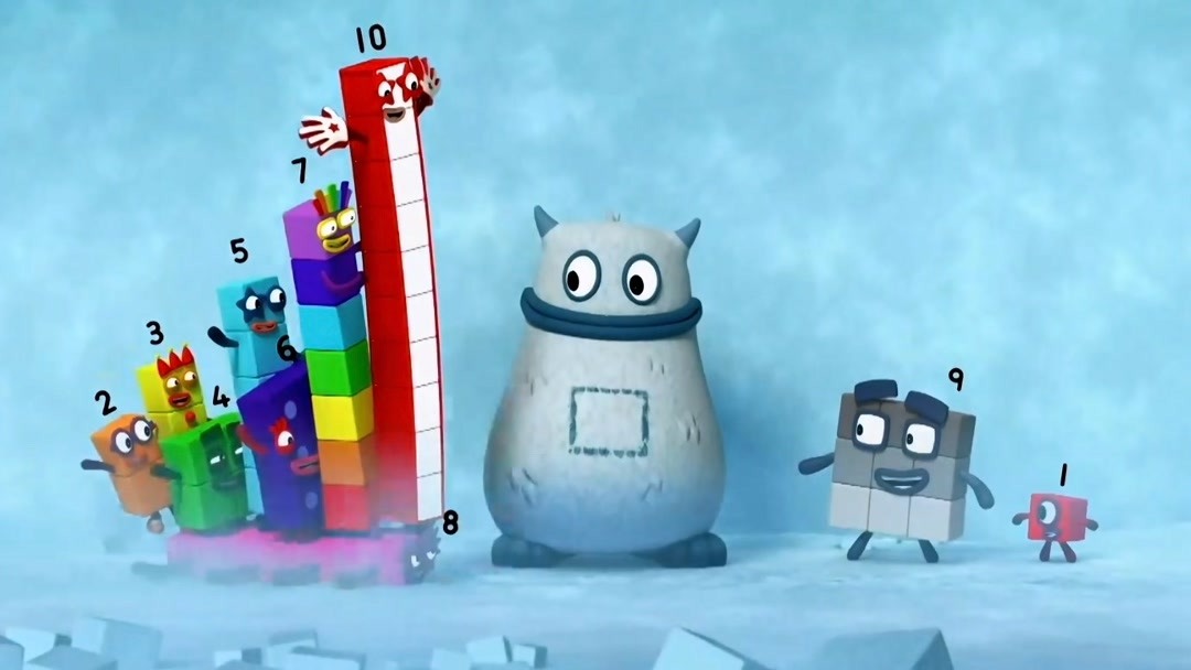 数字积木 搞笑动画:你们这是到哪玩呢!小1还到处找你们呢!
