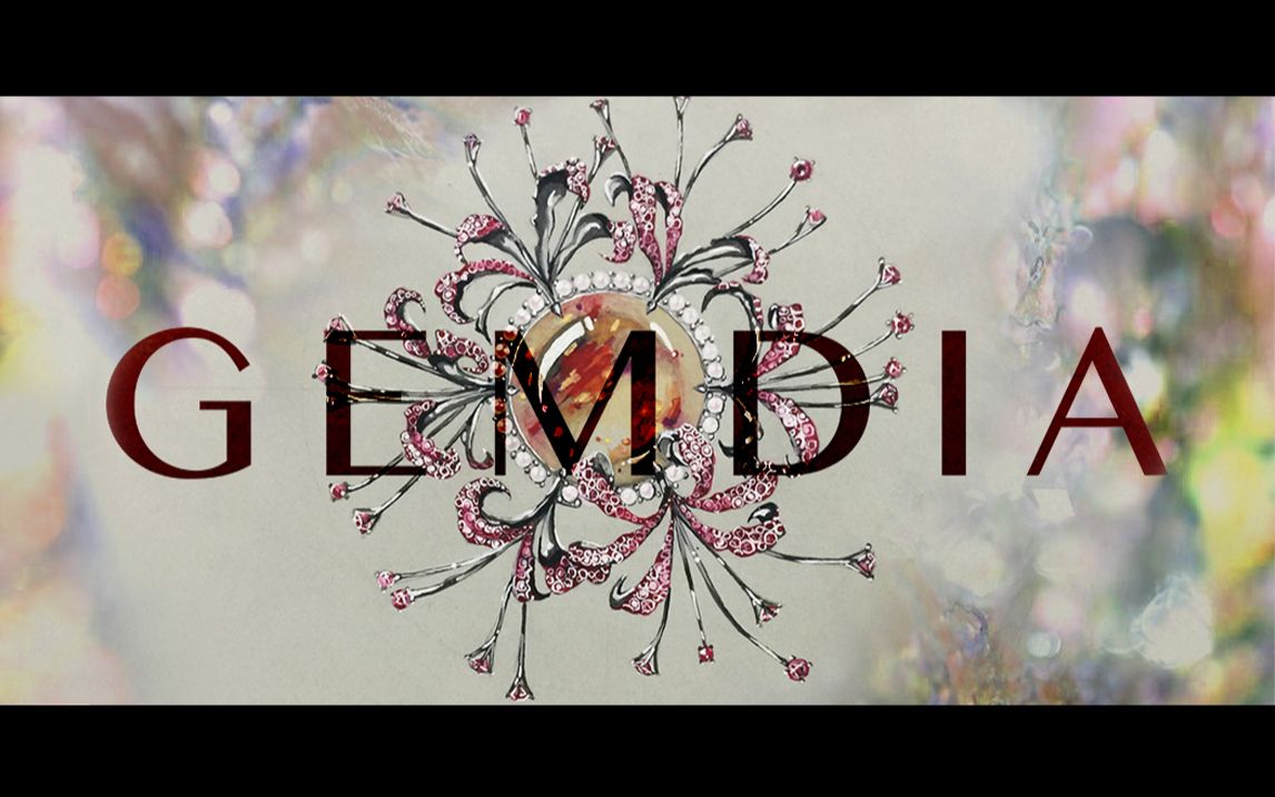 GEMDIA 手绘视频 | 零基础学员结业作品-彼岸花欧泊胸针