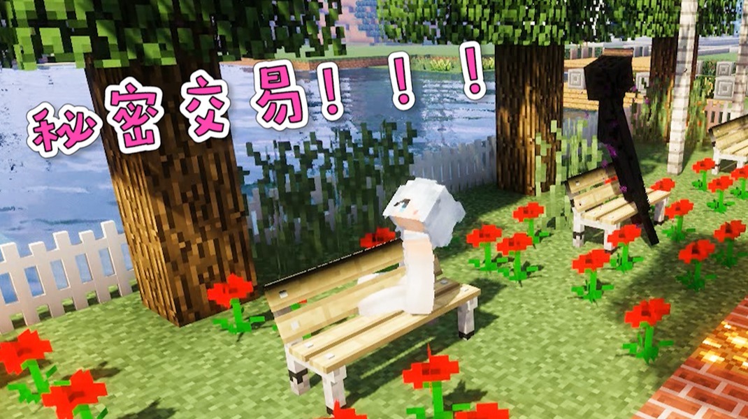 我的世界:白喵和黑大炮的交易,him的"小金库"暴露