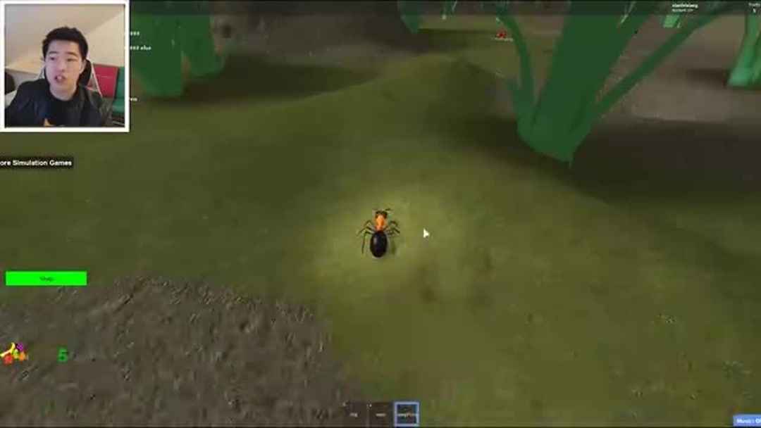 【Roblox蚂蚁模拟器】疯狂蚂蚁抢夺食物!蜘蛛来了快跑啊!