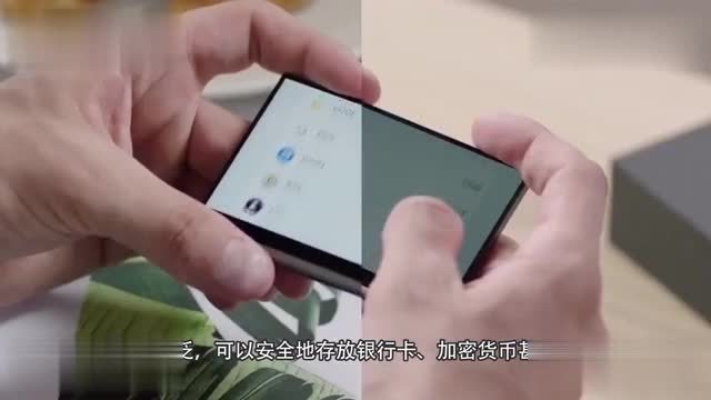 仅4英寸大的数字钱包,可存放千张卡,安全轻便防盗