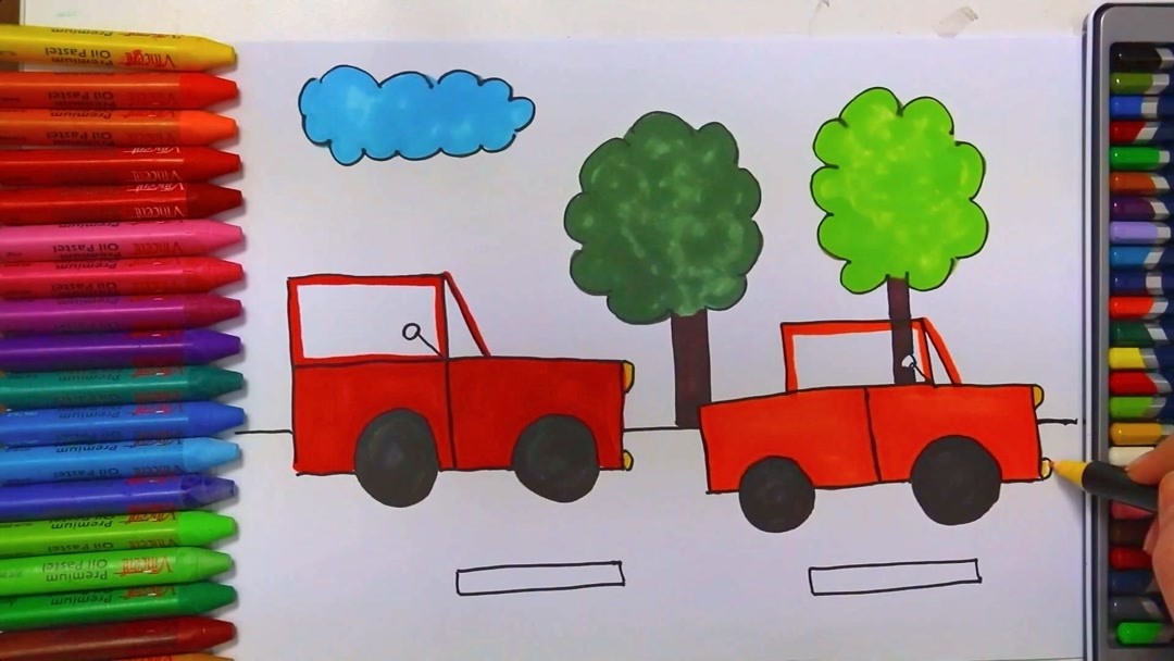 教你学画画:如何画汽车