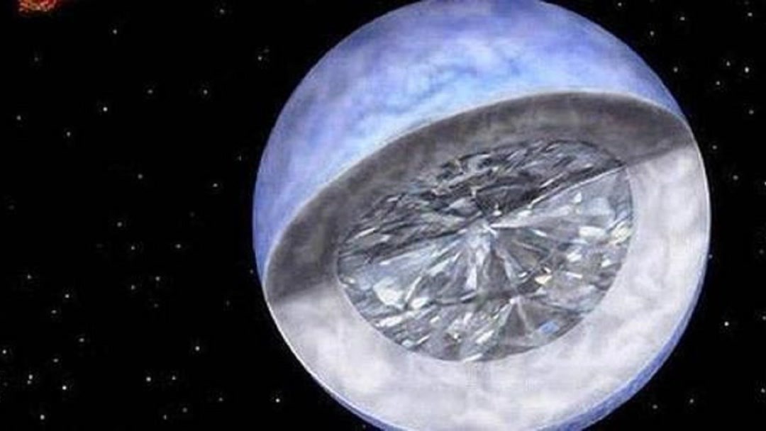 世界上最大的钻石,直径超过4千公里,重量为10的34次方克拉