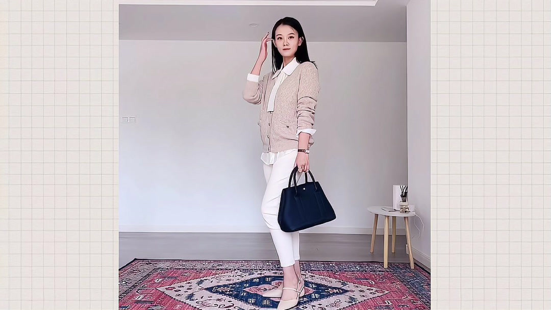 秋冬针织开衫怎么穿用一件衣服穿七天解锁既实用又时髦的穿法