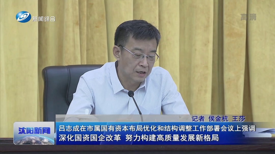 深化国资国企改革 努力构建高质量发展新格局