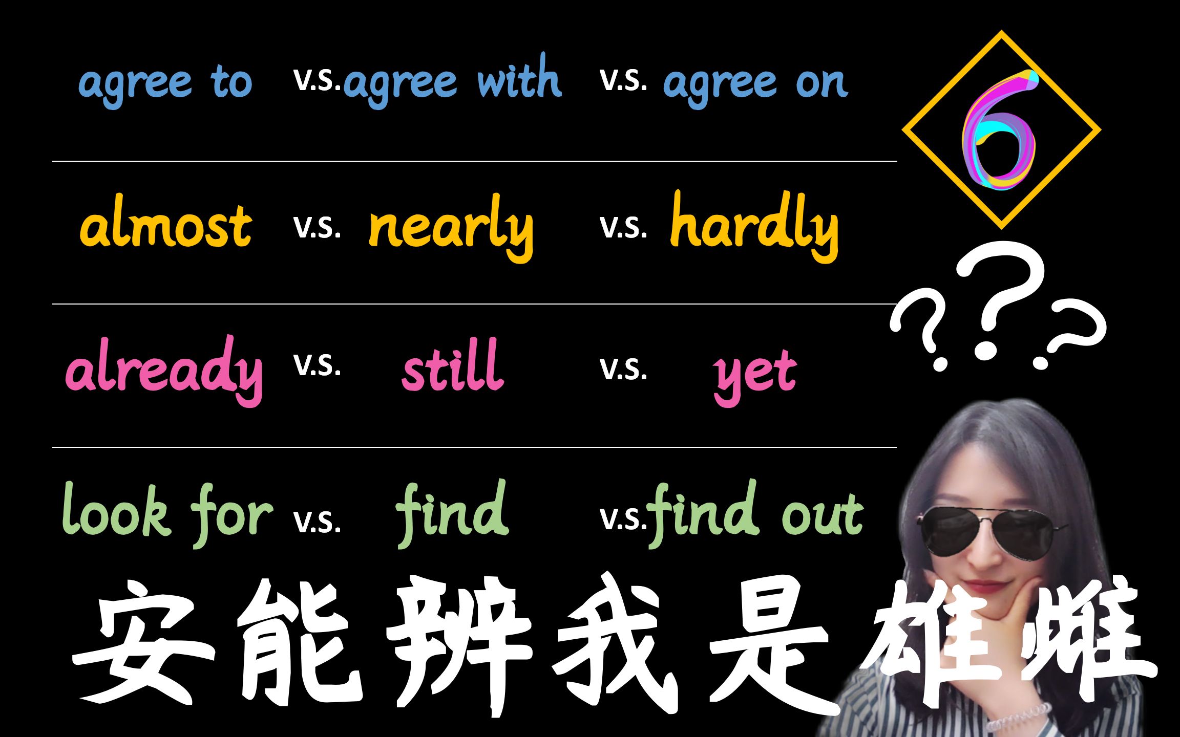 你能分清 already 和 still 和 yet 吗?【安能辨我是雄雌】第06期 1分钟...