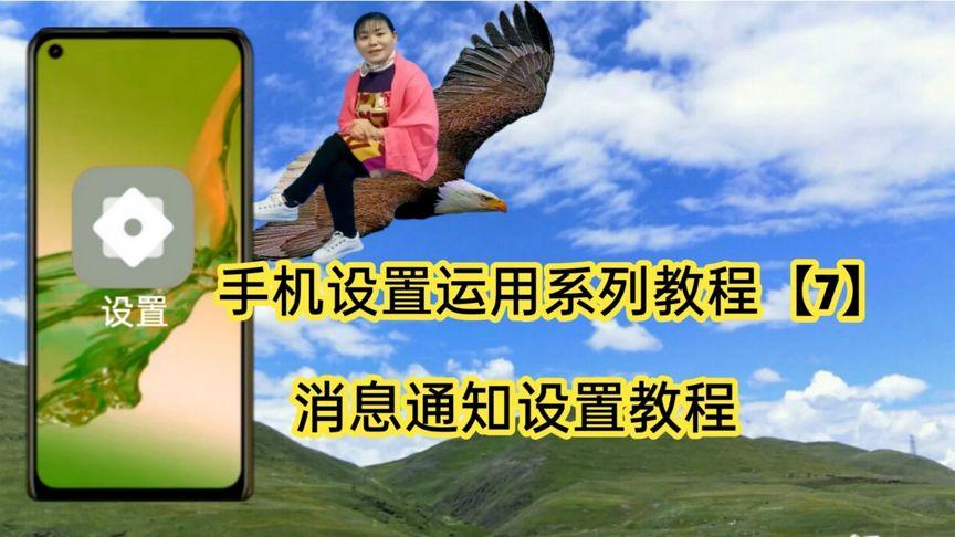 手机设置运用教程【7】,消息通知管理设置,简单好掌握。